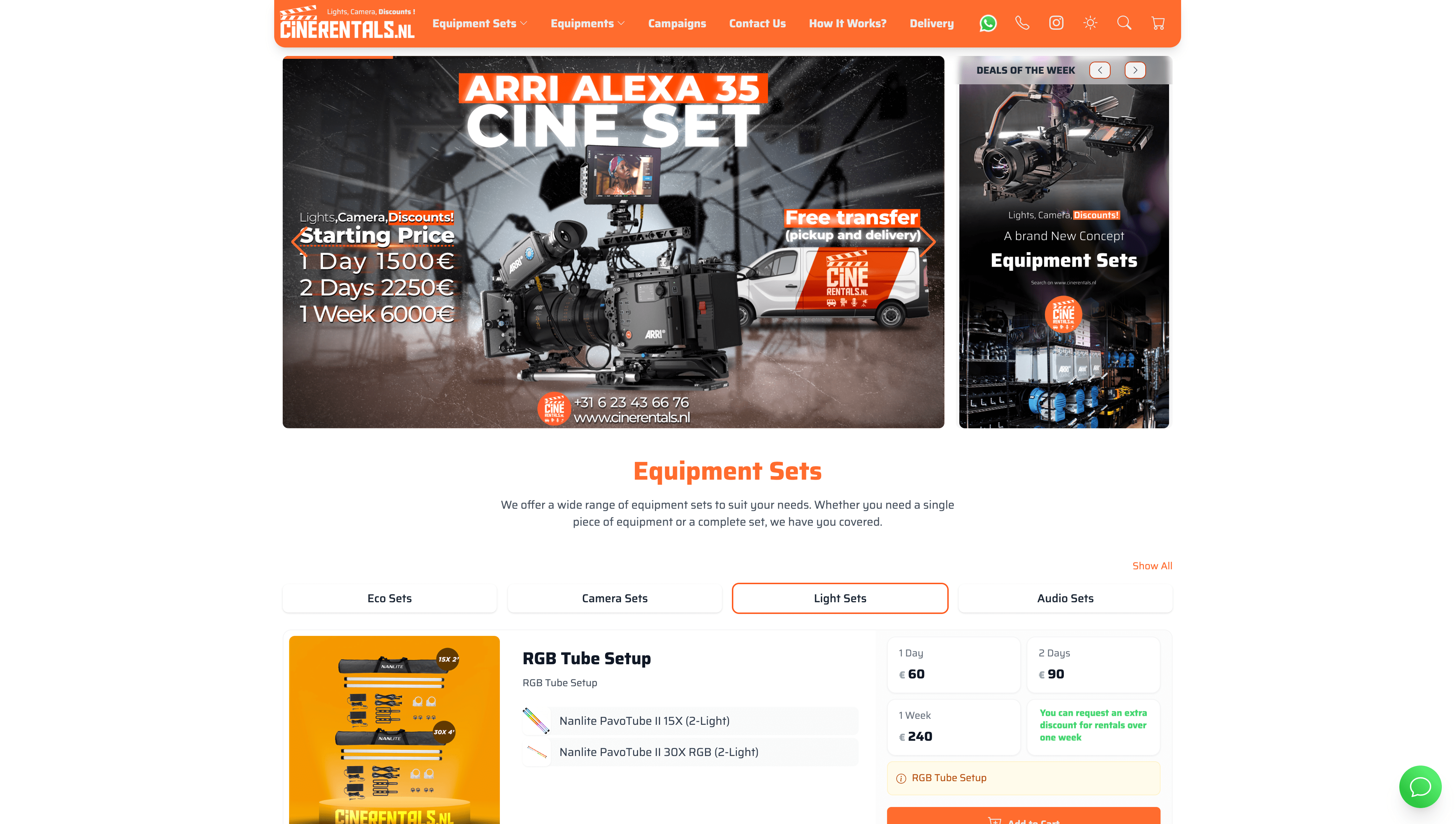 ⁠CineRental: De Grootste Verhuursite Voor Filmapparatuur in Nederland